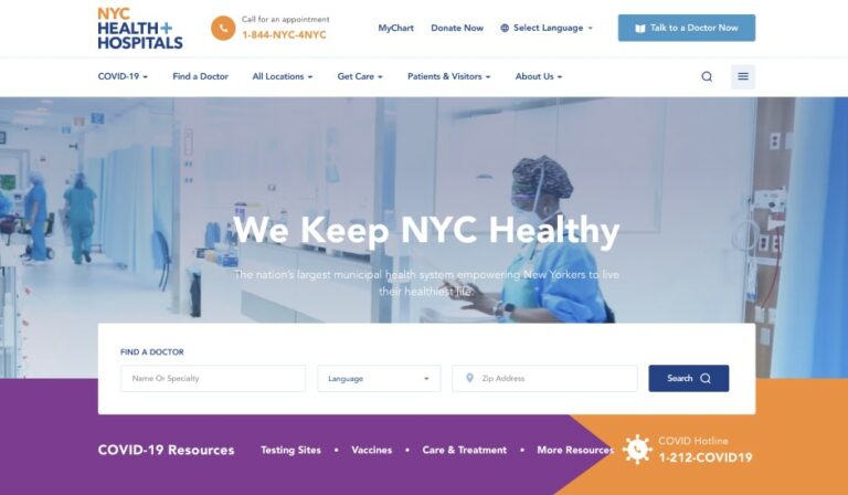 NYC Health + Hospitals - public health care system in the US