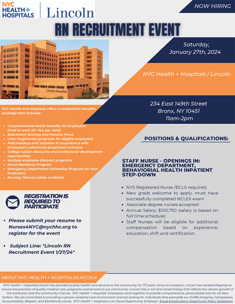 Join Our Team - NYC Health + Hospitals