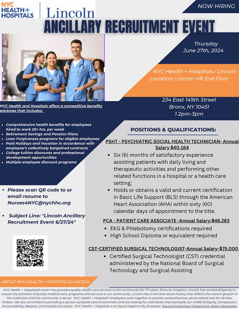 Join Our Team - NYC Health + Hospitals
