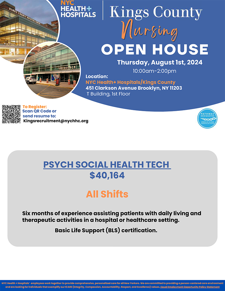 Kings County Nursing Open House - NYC Health + Hospitals