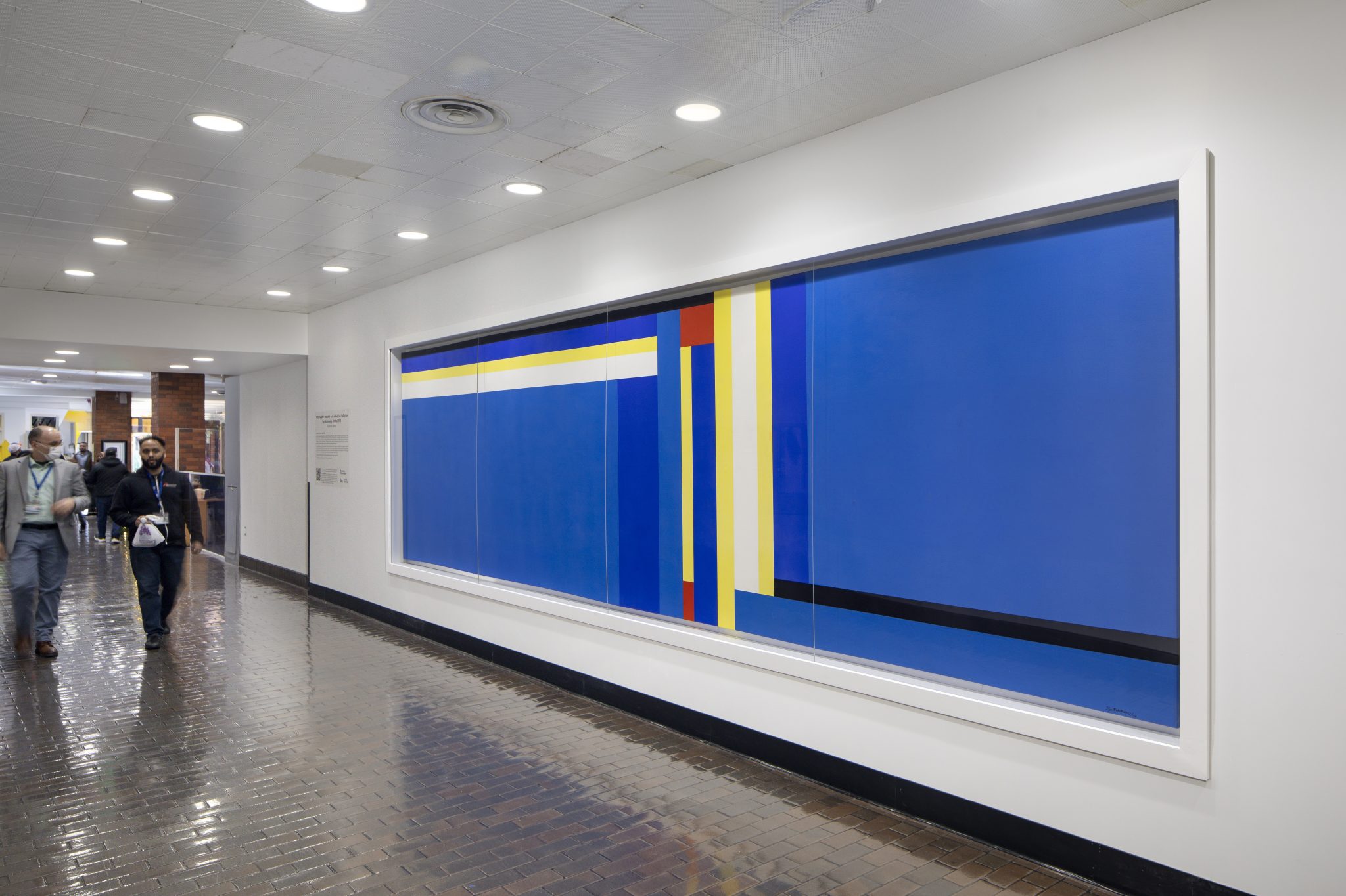 Large-Scale Abstract Expressionist Painting Installed at NYC Health ...