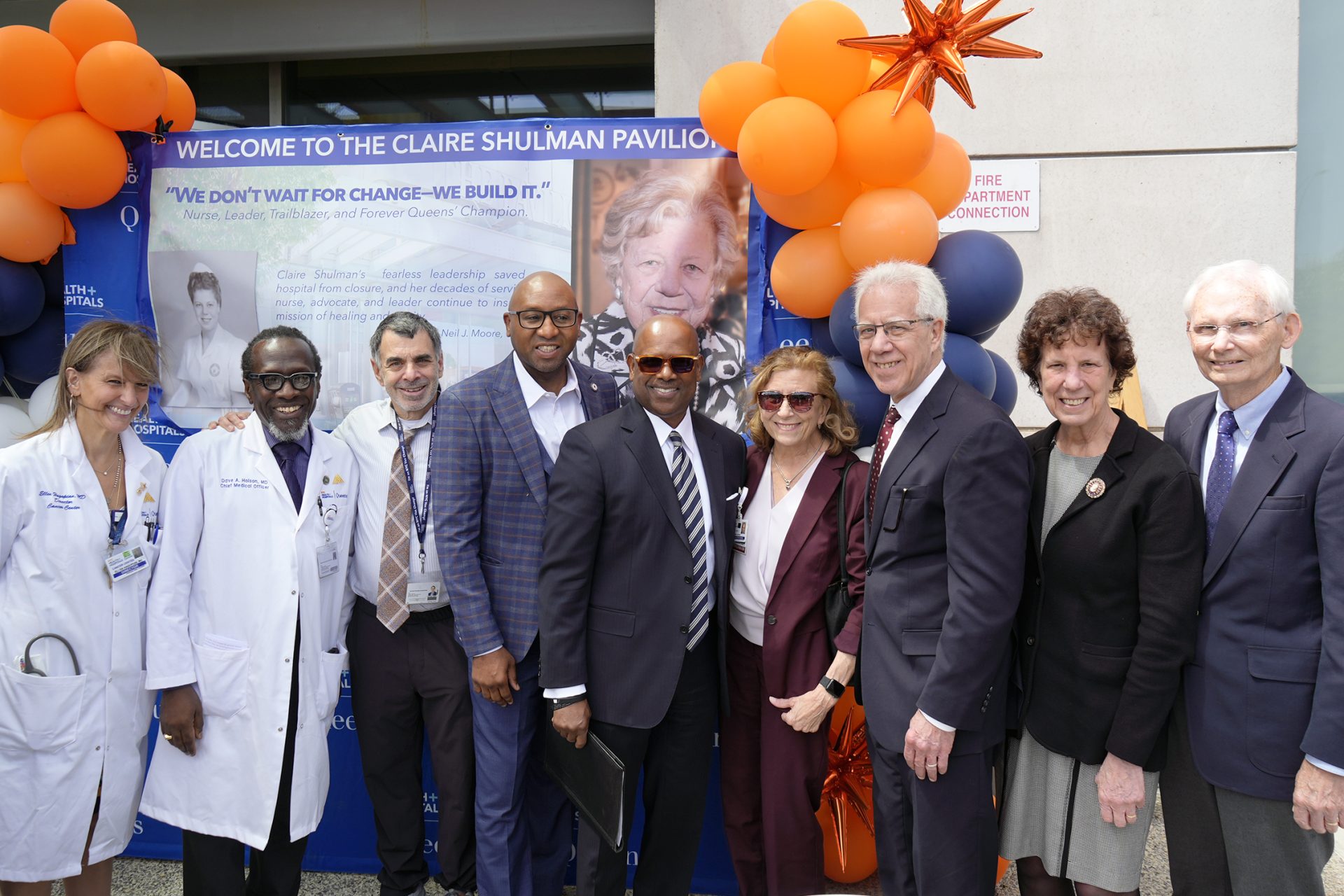 NYC Health + Hospitals/Queens Dedicates “Claire Shulman Pavilion” in ...