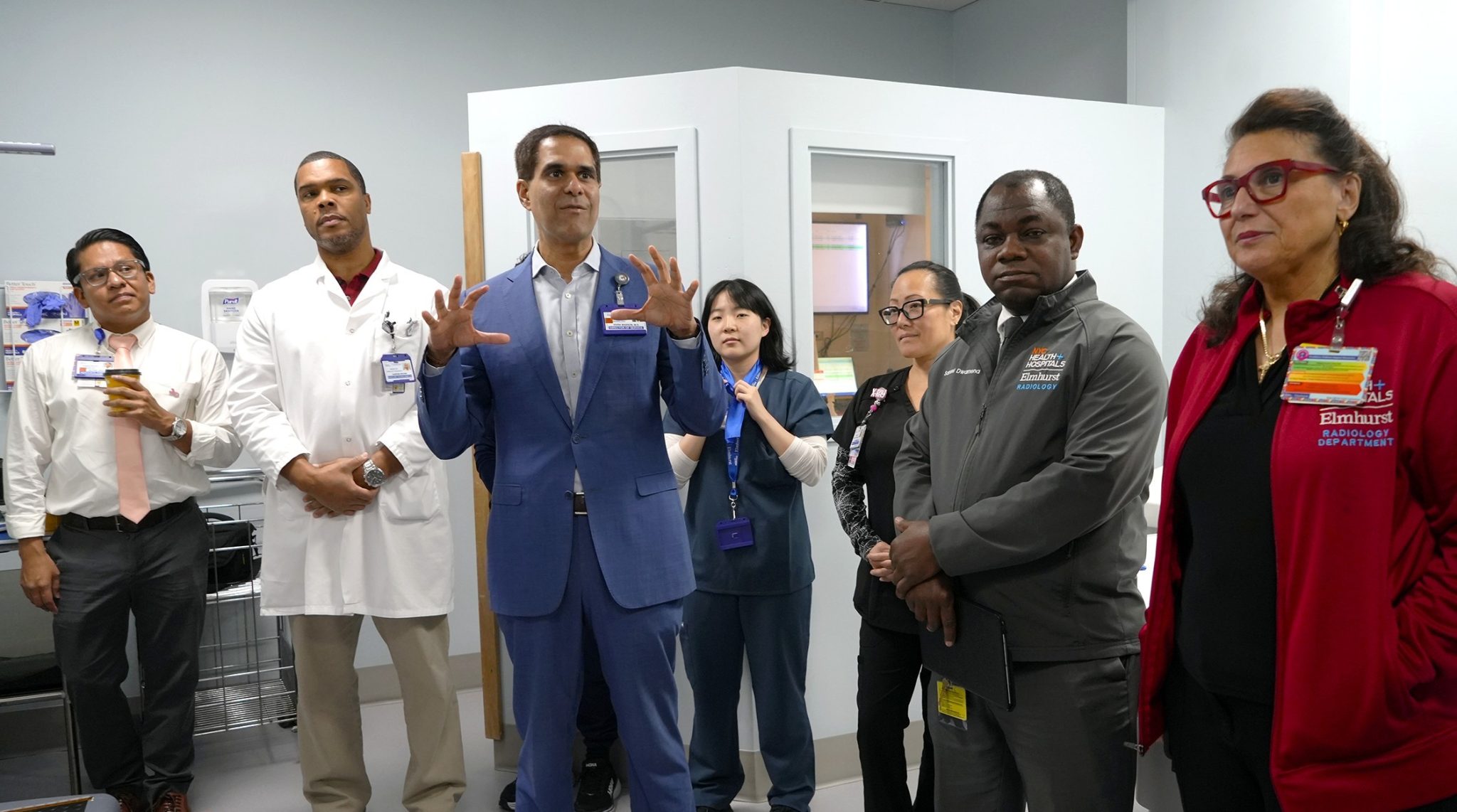 NYC Health + Hospitals/Elmhurst Unveils Newly Renovated Radiology Room ...