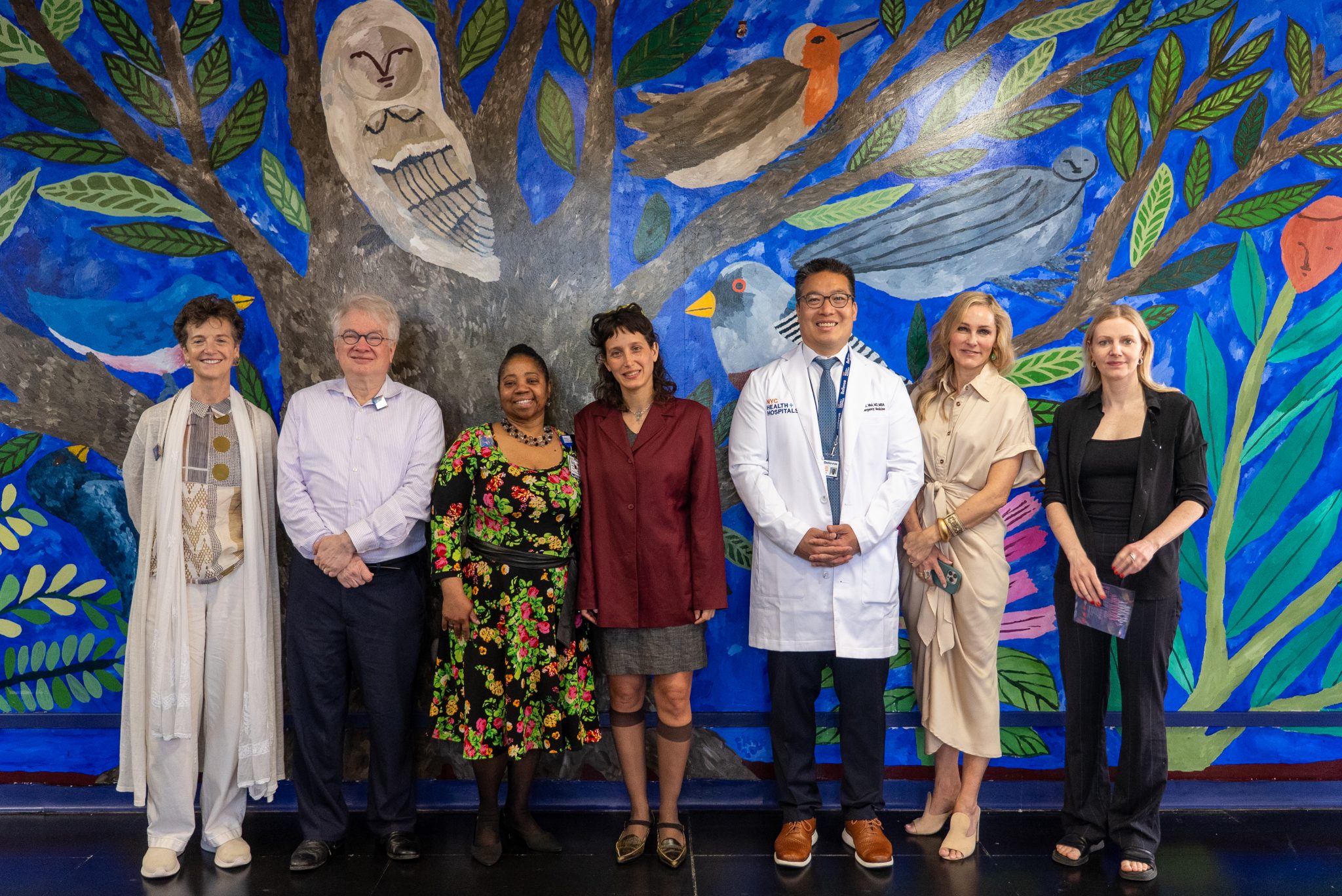 New Mural by Emma Kohlmann Unveiled at NYC Health + Hospitals/Bellevue ...